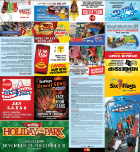 Old Six Flags Great America Maps (1976 to 2025) Archive ...