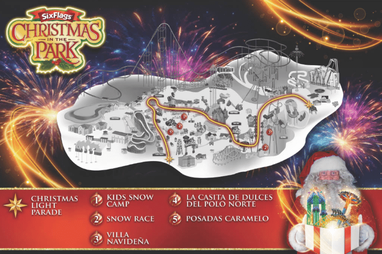 Six Flags México Map and Brochure (2025 - 1985) | ThemeParkBrochures.net