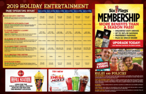 Six Flags Over Georgia Map and Brochure (1972 - 2025 ...