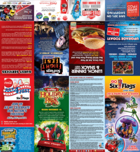 Old Six Flags Over Texas Maps (1961 to 2026) Archive ...