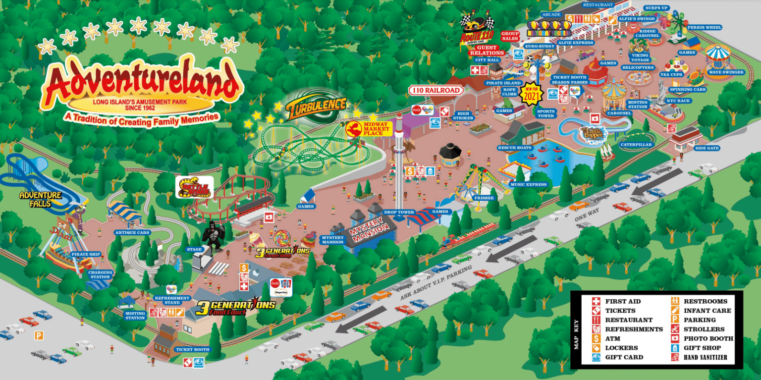 Adventureland Map and Brochure (2025 - 2021) | ThemeParkBrochures.net
