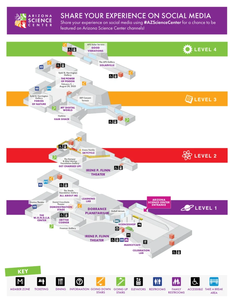 Arizona Science Center Map and Brochure (2025 - 2020 ...