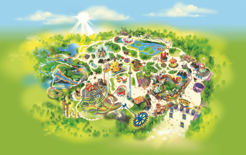 BonBon-Land Map and Brochure (2022 - 2023) | ThemeParkBrochures.net