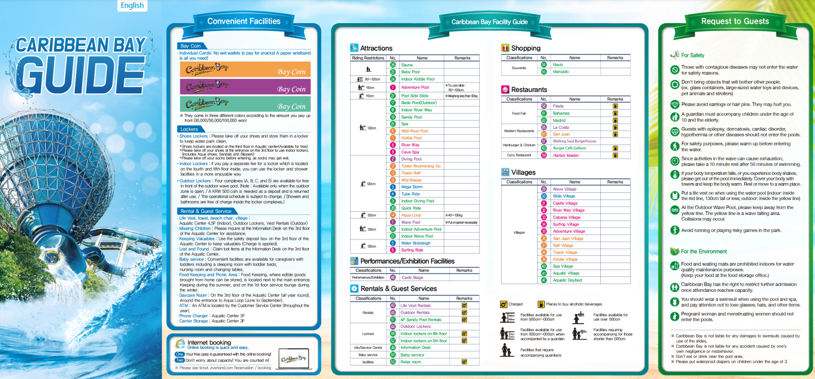 Everland Resort Map and Brochure (2023) | ThemeParkBrochures.net