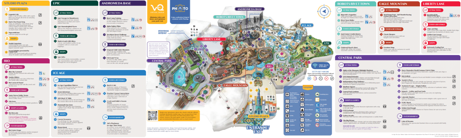 Genting Highlands Theme Park Map and Brochure (2023 - 2025 ...