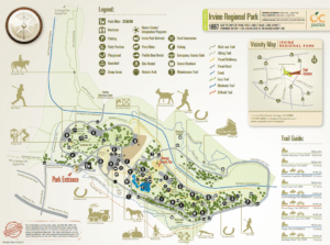 Irvine Regional Park Map and Brochure (2024 - 2022 ...