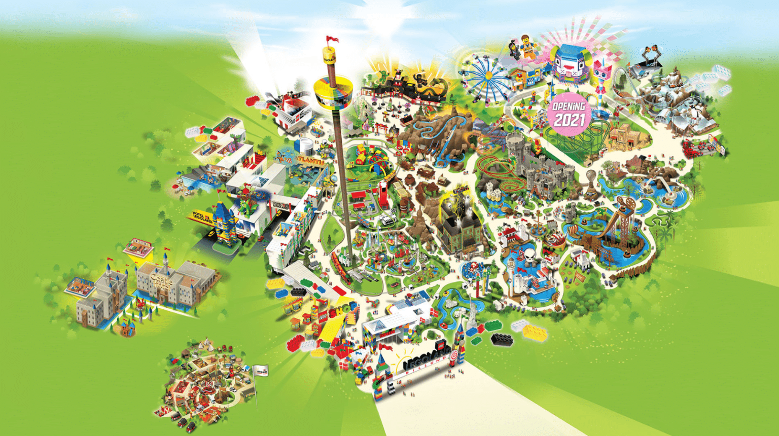 Legoland Deutschland Resort Map and Brochure (2025 - 2021 ...