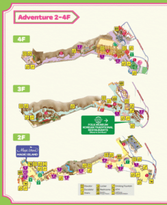 Lotte World Map and Brochure (2023) | ThemeParkBrochures.net