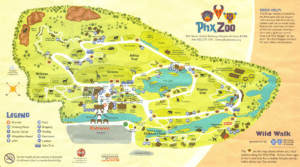 Phoenix Zoo Map and Brochure (2021 - 2025) | ThemeParkBrochures.net