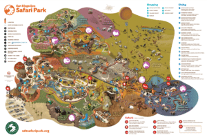 San Diego Zoo Map and Brochure (2025 - 2021) | ThemeParkBrochures.net