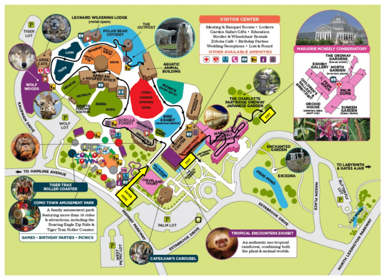 Como Park Zoo and Conservatory Map and Brochure (2019 - 2025 ...