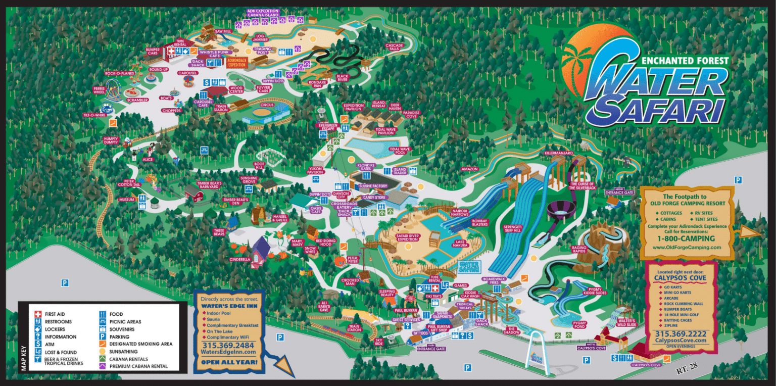 Enchanted Forest Water Safari Map and Brochure (2025 - 2019 ...