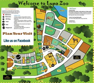 Lupa Zoo Map and Brochure (2025 - 2013) | ThemeParkBrochures.net
