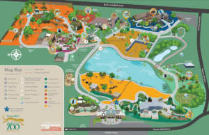 Mesker Park Zoo & Botanic Garden Map and Brochure (2018 - 2024) | ThemeParkBrochures.net
