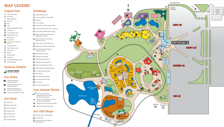 Milwaukee County Zoo Map and Brochure (2025 - 2009 ...