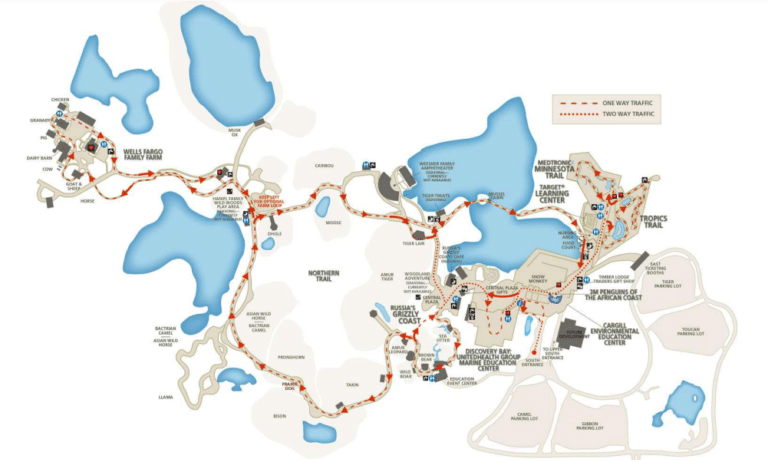 Minnesota Zoo Map and Brochure (2018 - 2025) | ThemeParkBrochures.net