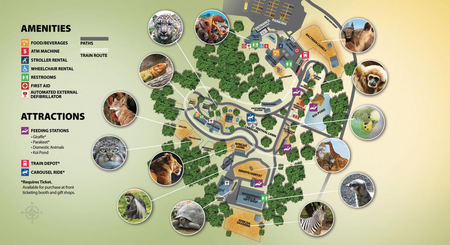 Niabi Zoo Map and Brochure (2025 - 2020) | ThemeParkBrochures.net
