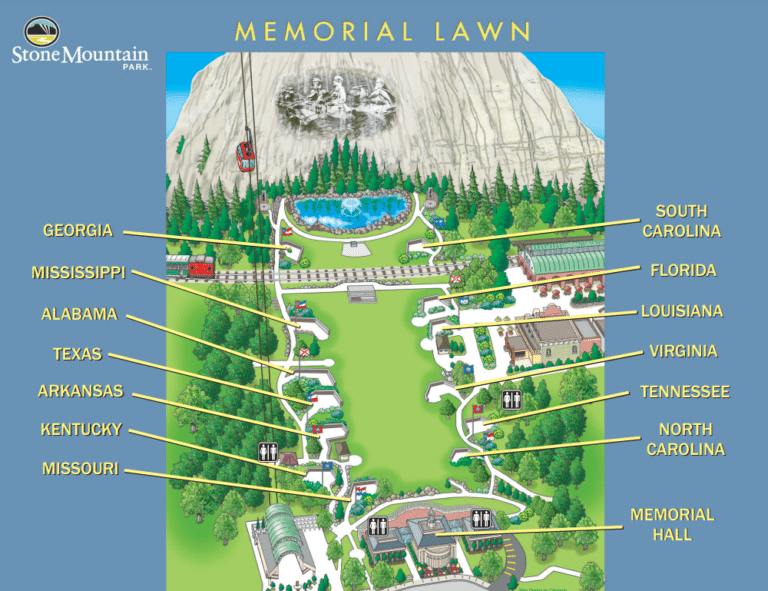 Stone Mountain Park Map and Brochure (2015 - 2023) | ThemeParkBrochures.net