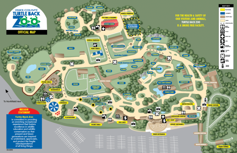 Turtle Back Zoo Map and Brochure (2025 - 2013) | ThemeParkBrochures.net