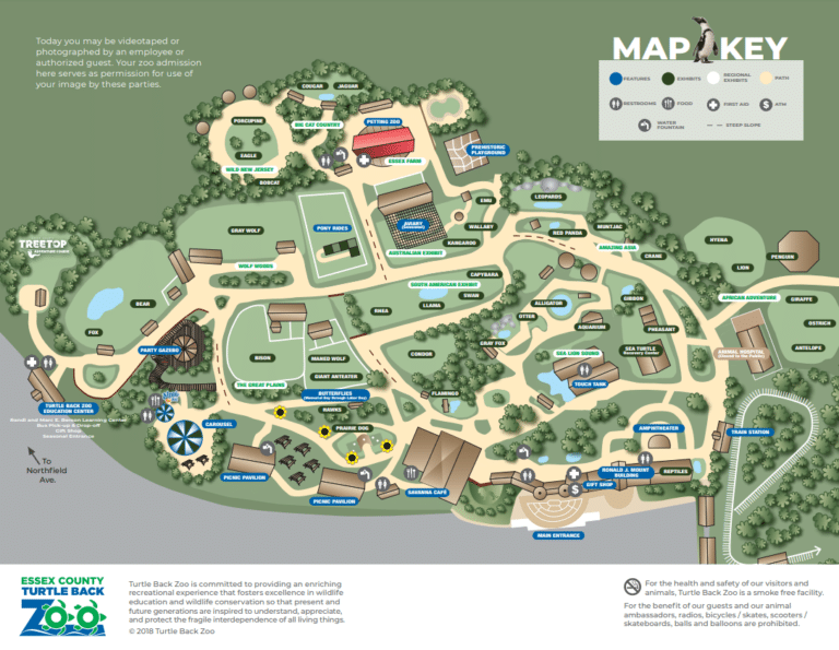 Turtle Back Zoo Map and Brochure (2025 - 2013) | ThemeParkBrochures.net