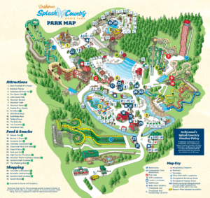 Dollywood's Splash Country Map and Brochure (2017 - 2025 ...