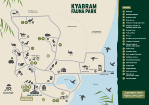 Kyabram Fauna Park Map (2024 - 2022) | ThemeParkBrochures.net